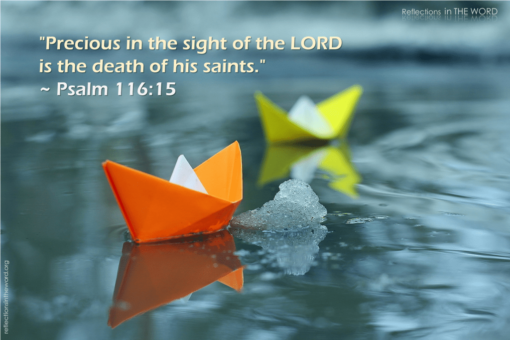 Psalm 116-15 | Reflections in The WORD